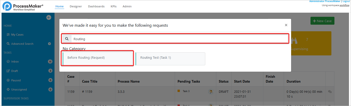 3.6 - Cases List | Documentation@ProcessMaker