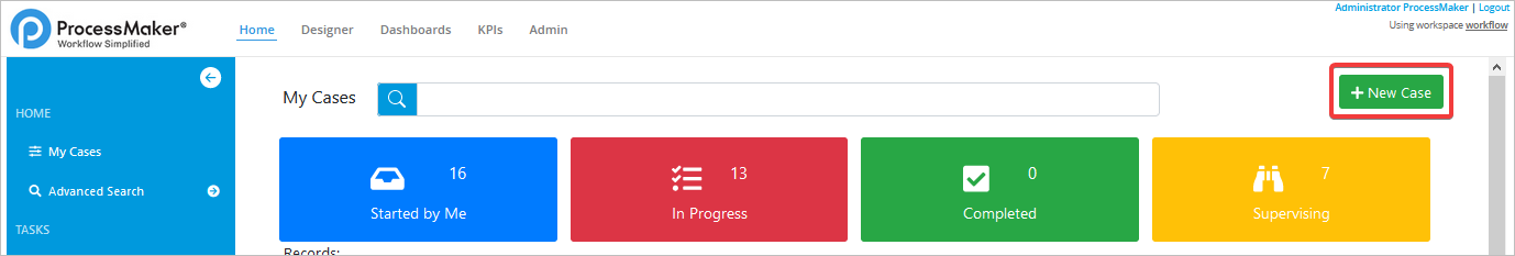 3.6 - Cases List | Documentation@ProcessMaker